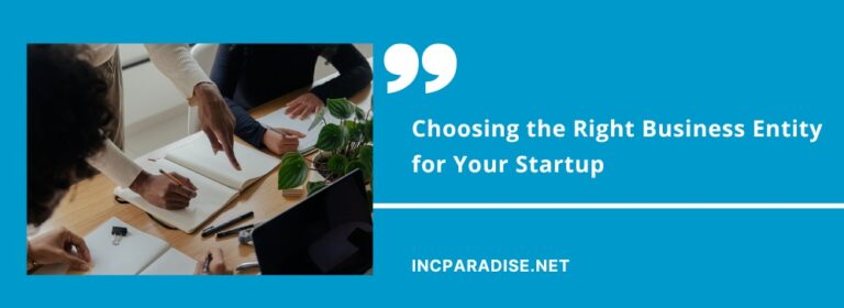 Choosing the Right Business Entity for Your Startup | IncParadise